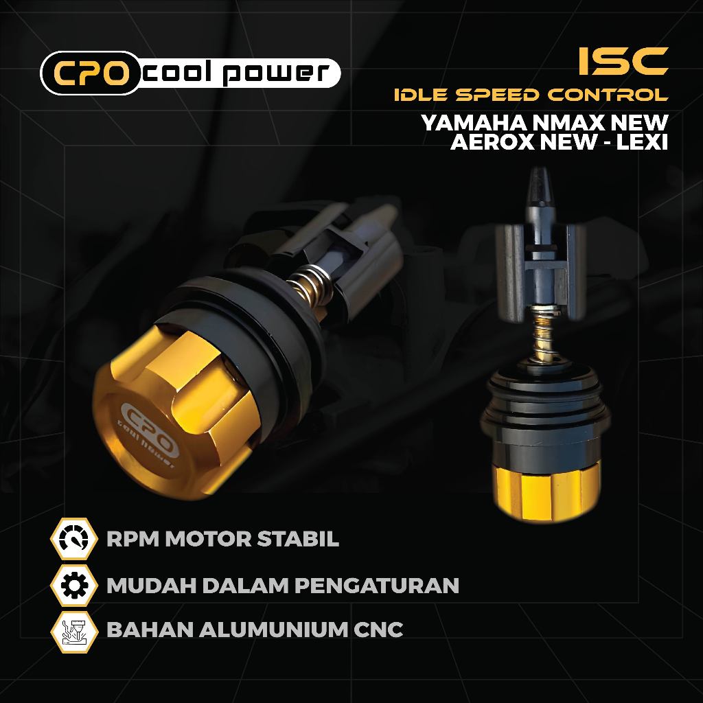 Jual CPO ISC IDLE Screw Sensor Control Setelan Langsam Manual Aerox ...