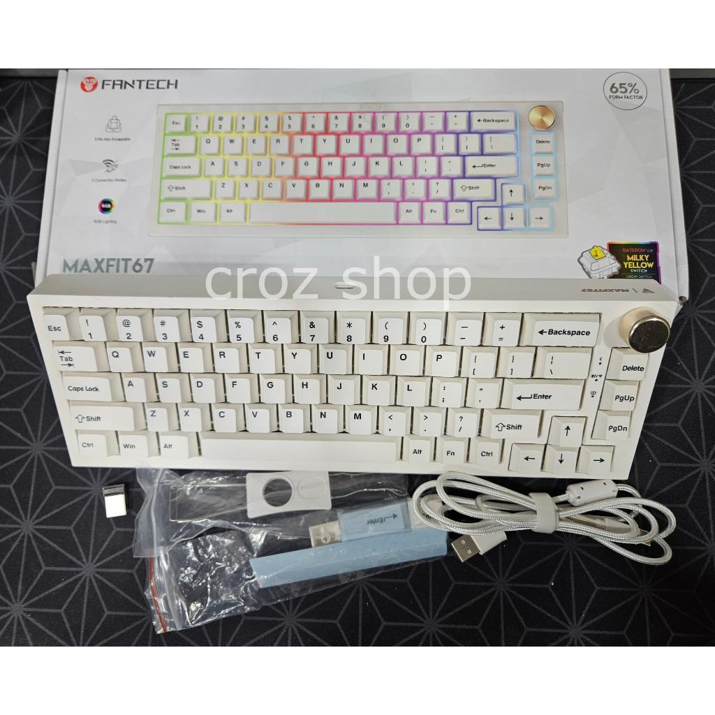 Jual Mechanical Keyboard Gaming Fantech Maxfit67 Maxfit 67 Wireless ...