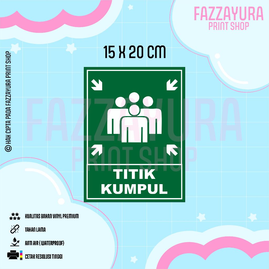 Jual STICKER TITIK KUMPUL 15 X 20 CM | Shopee Indonesia