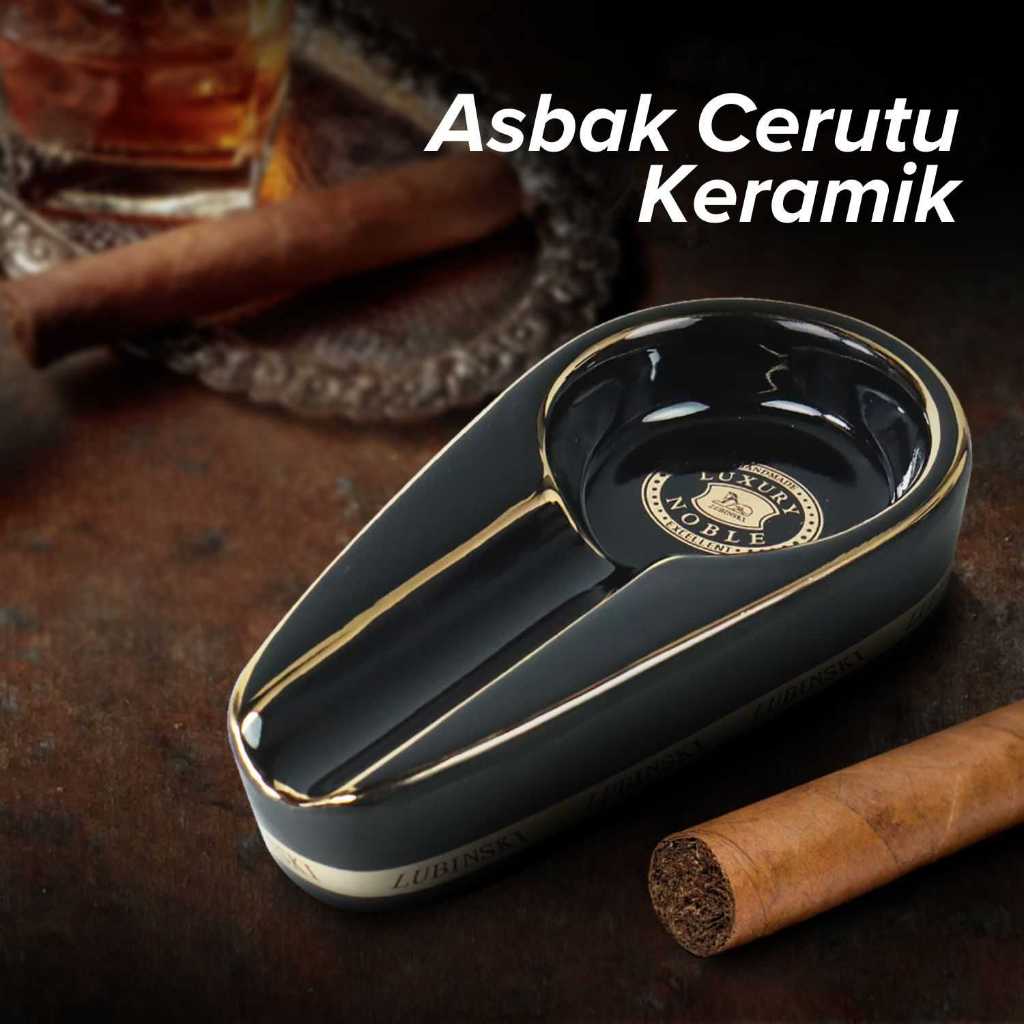 Jual Firetric Asbak Rokok Cerutu Keramik Tobacco Cigarette Ashtray ...