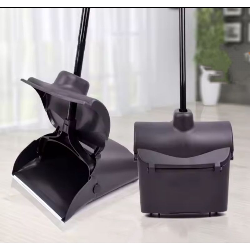 Jual Dustpan with Broom pengki sapu import warna hitam model Krisbow ...