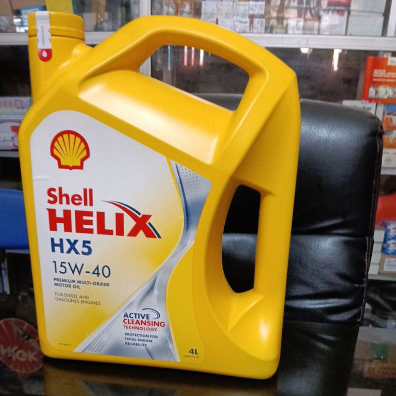 Jual Oil Shell Helix HX5 15W-40 4 liter | Shopee Indonesia