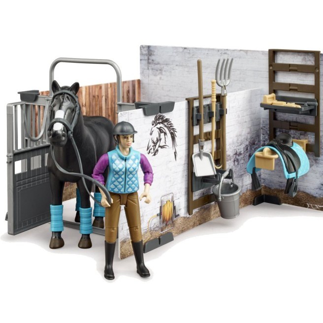 Jual Bruder 62506 Bworld Set Horse Barn - Mainan Miniatur Kandang Kuda ...