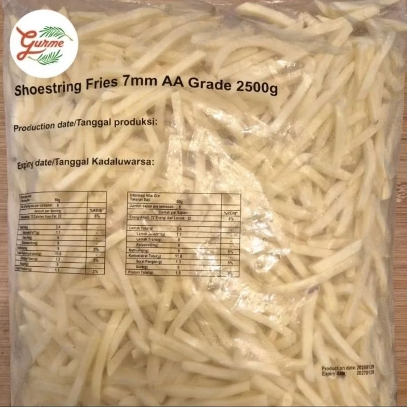 Jual Kentang Goreng Beku Shoestring Impor Merk AVIKO Asli 2,5 kg Original Imported French Fries ...