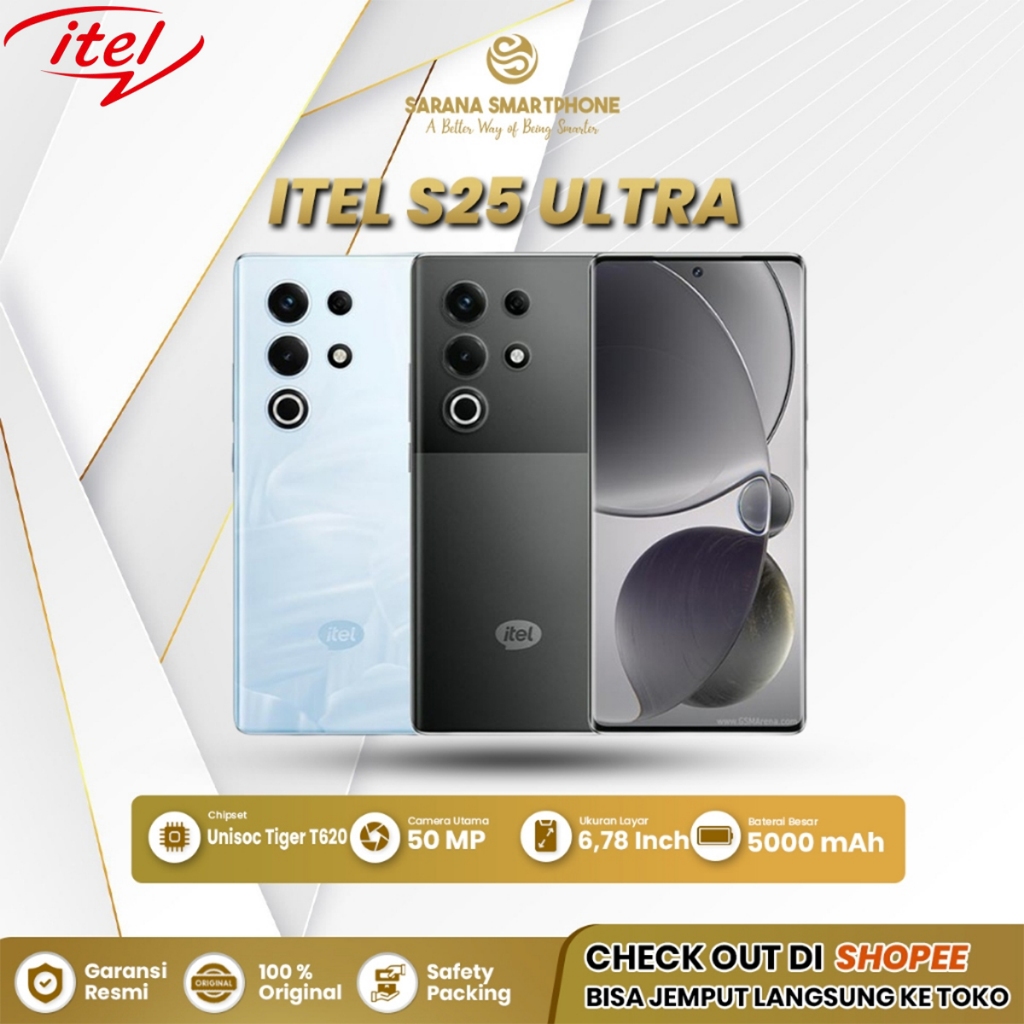 Jual Itel s25 Ultra Super Bright AMOLED Curved Display Original ...