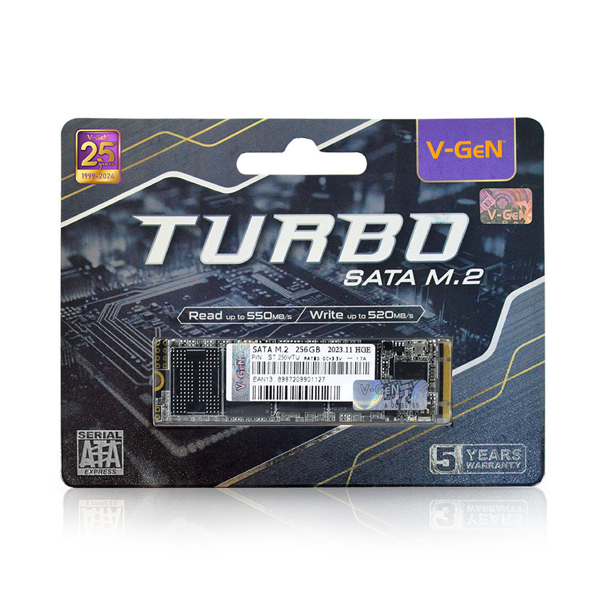 Jual SSD VGeN M.2 SATA 256gb TURBO + Baut / SSD V-GeN Turbo V-Namd M2 ...