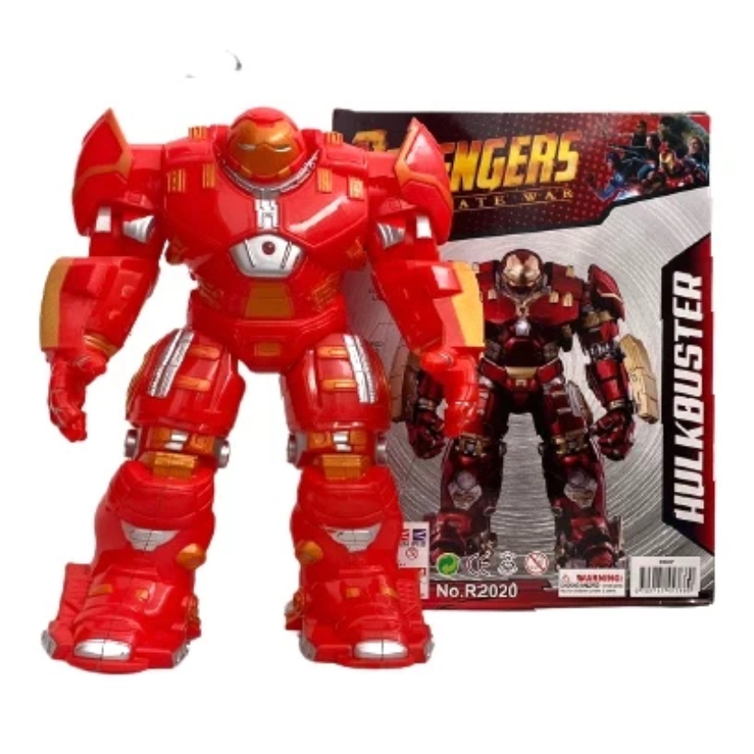 Jual Mainan Anak Robot Ironman Hulk Revengers Avengers Figure Lampu ...
