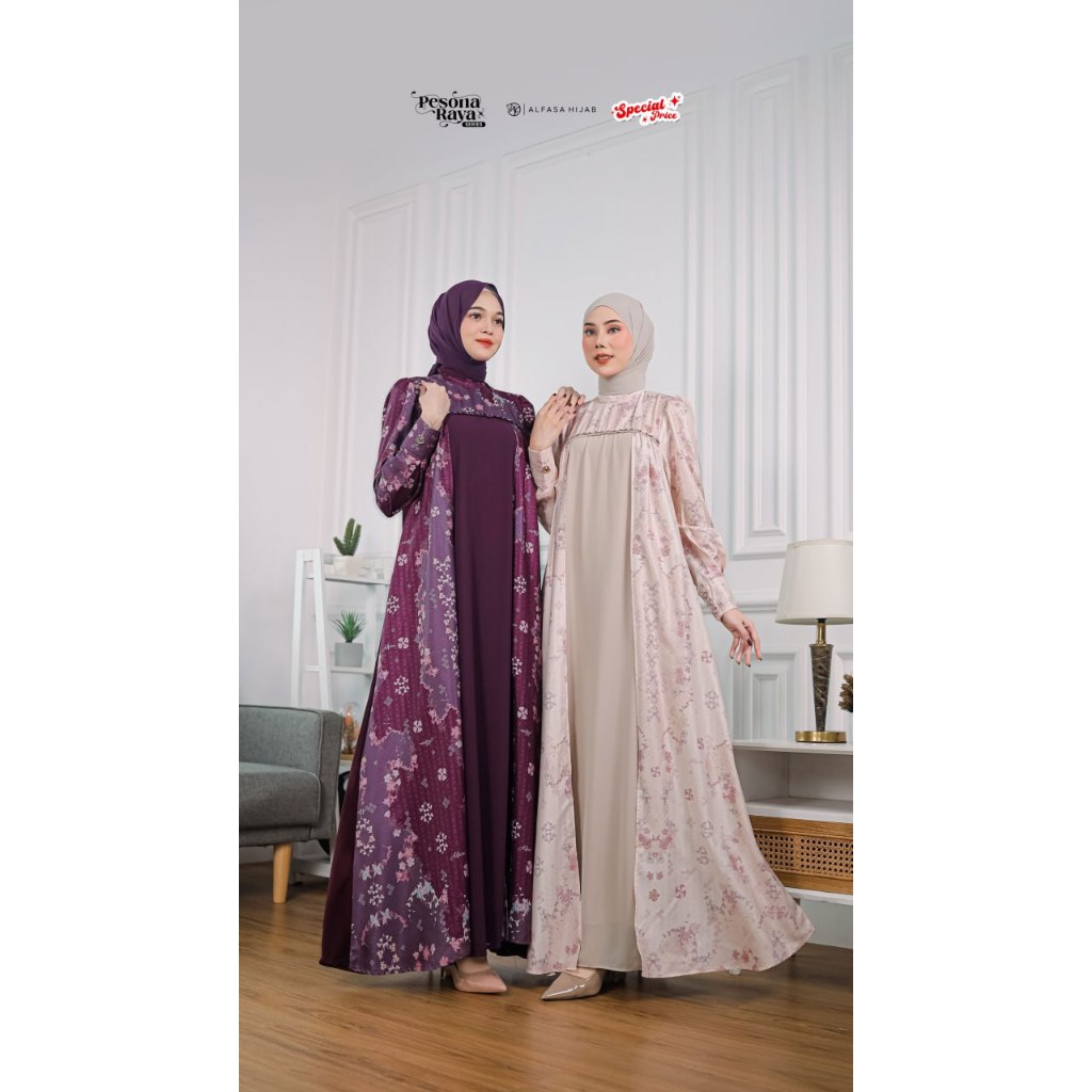 Jual PESONA RAYA SERIES BY ALFASA (HELENA DRESS- MEINAR DRESS- BELVANIA ...
