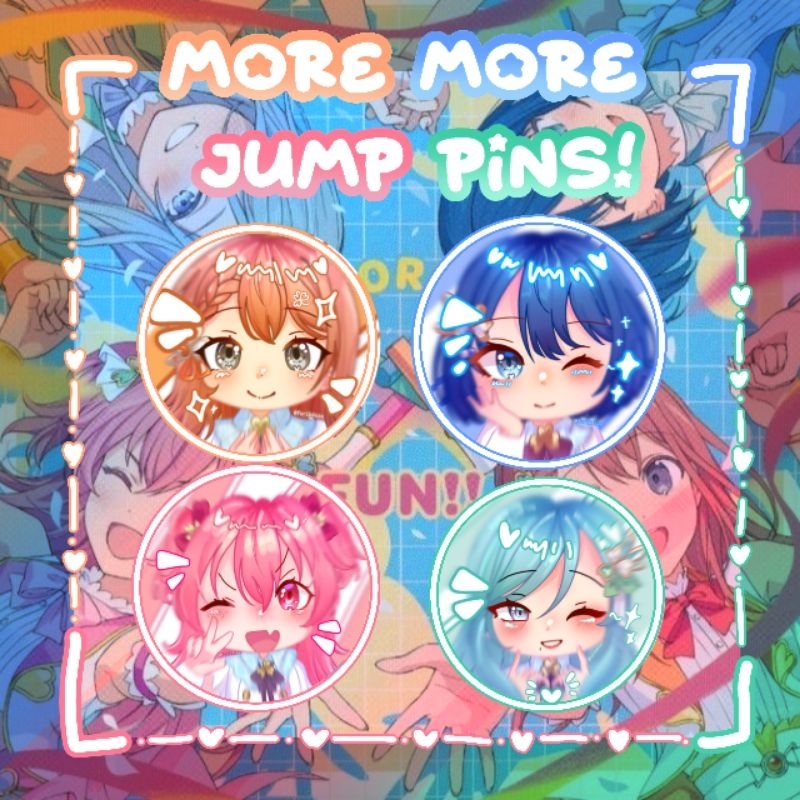 Jual [More More Jump] —Project Sekai fanmade pins!! | Shopee Indonesia
