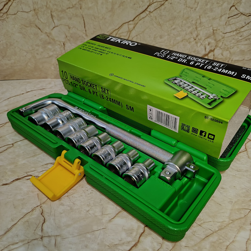 Jual Kunci Sok Set Tekiro 10 pcs 8-24 Box Plastik - Kunci Shock Set Tekiro / Kunci Sok Tekiro ...