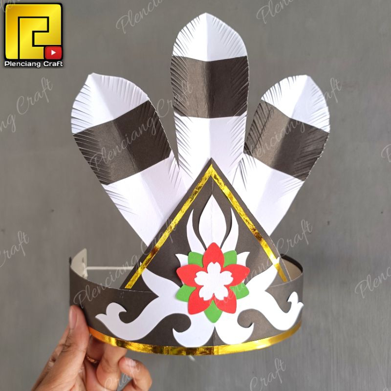 Jual [Dyk] Mahkota Adat Dayak Kalimantan | topi karnaval adat dayak ...