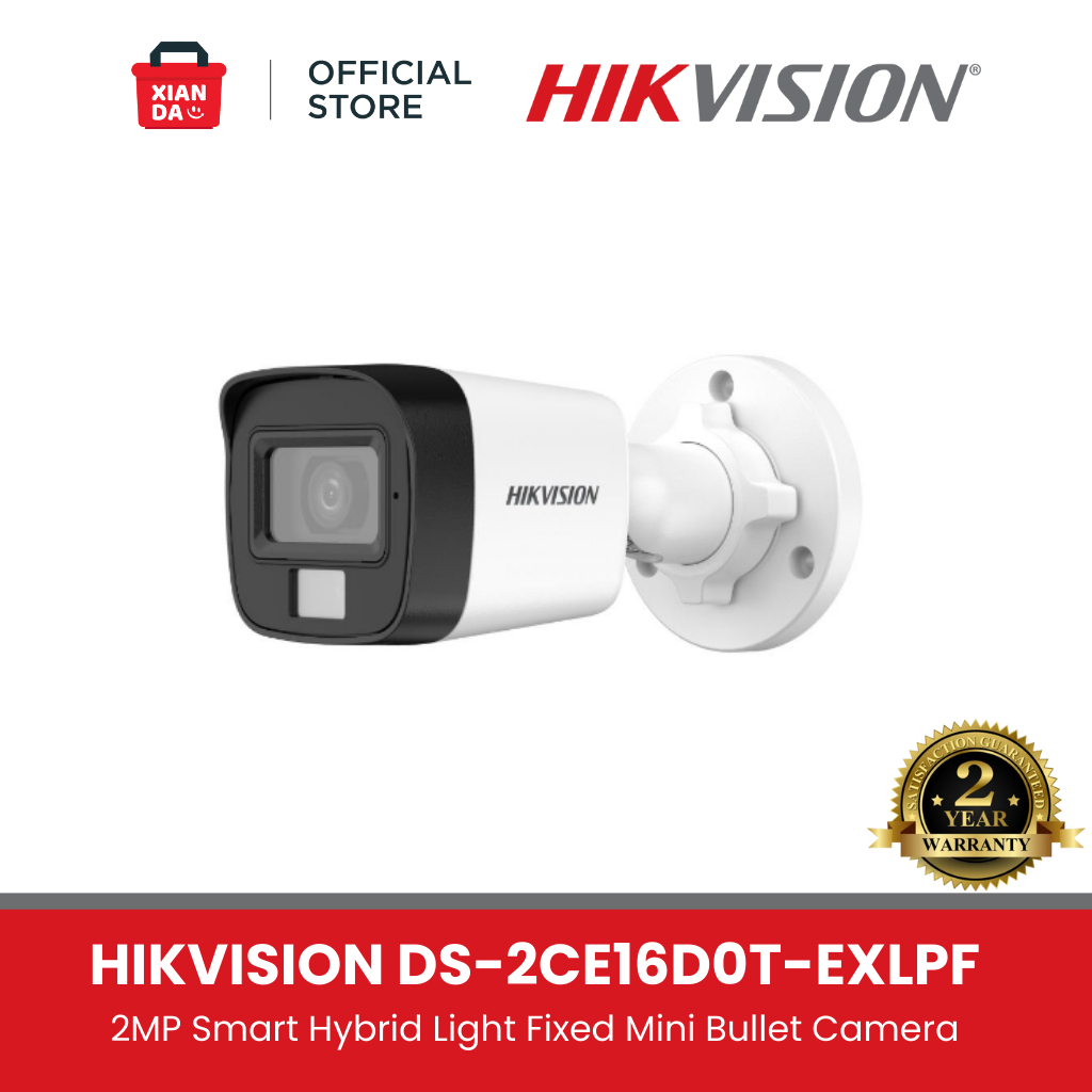 Jual DS-2CE16D0T-EXLPF - HIKVISION TURBO HD 2MP DUAL LIGHT FIXED BULLET OUTDOOR CAM ORIGINAL ...