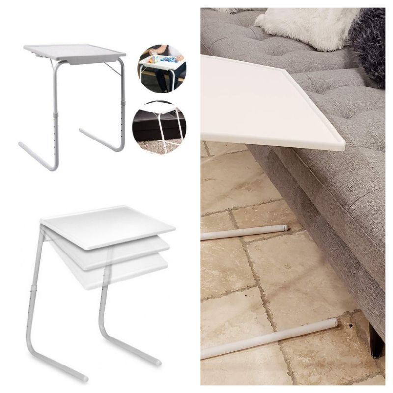 Jual Meja Laptop Lipat Portable Adjustable Height Table Mate Rotasi 90 ...