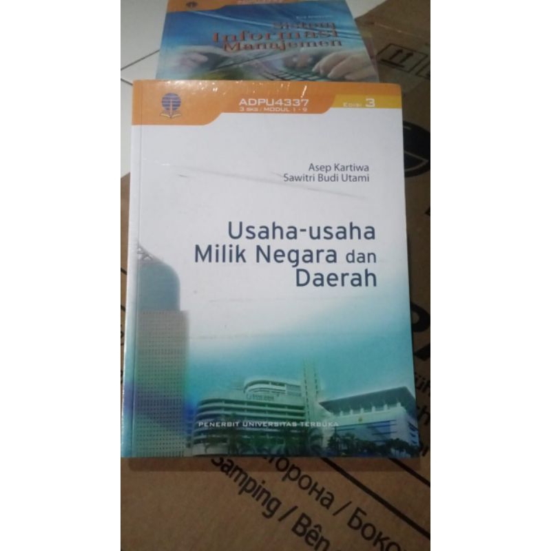 Jual Modul UT Usaha-Usaha Milik Negara dan Daerah ADPU 4337 Edisi 3 ...