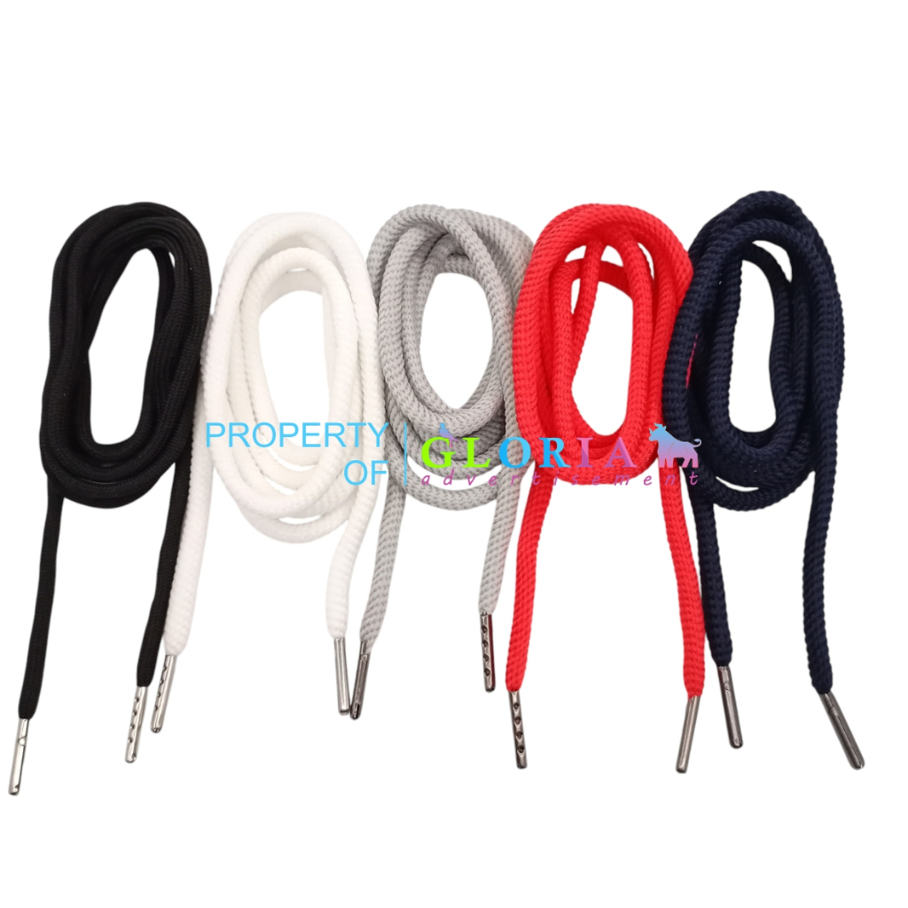 Jual TALI JAKET HOODIE JOGGER PANJANG 130CM DIAMETER 5MM AGLET BESI ...