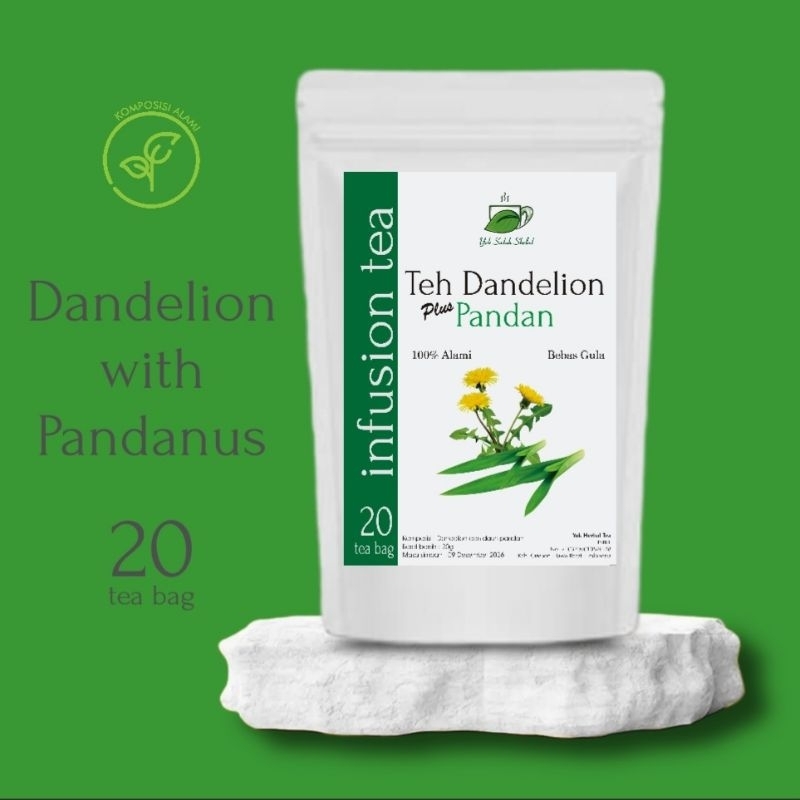 Jual TEH DANDELION + PANDAN / DANDELION with PANDANUS TEA (20 tea bag ...
