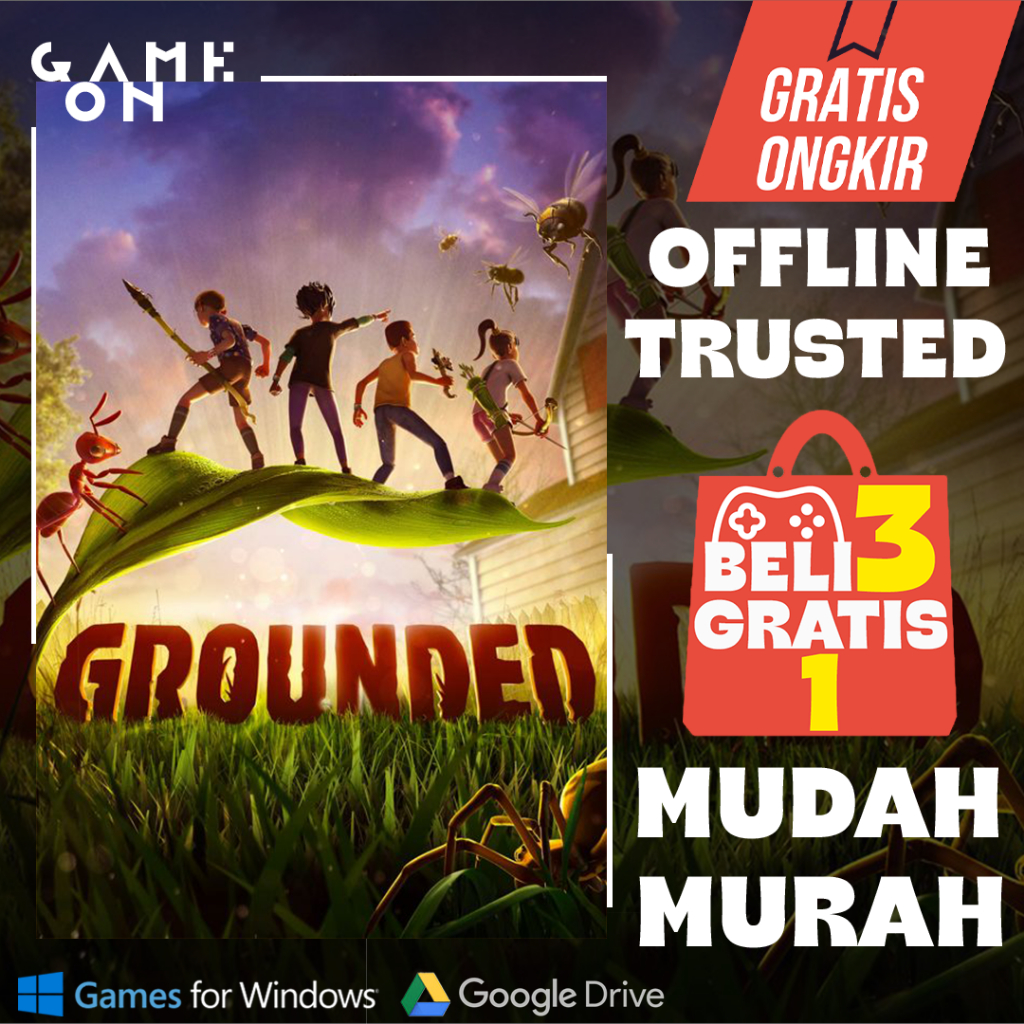 Jual Grounded: Action Adventure Game - PC Download - Offline | Shopee ...