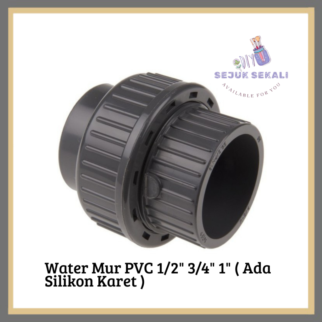 Jual Water Mur PVC 1/2" 3/4" 1" ( Ada Silikon Karet ) | Shopee Indonesia