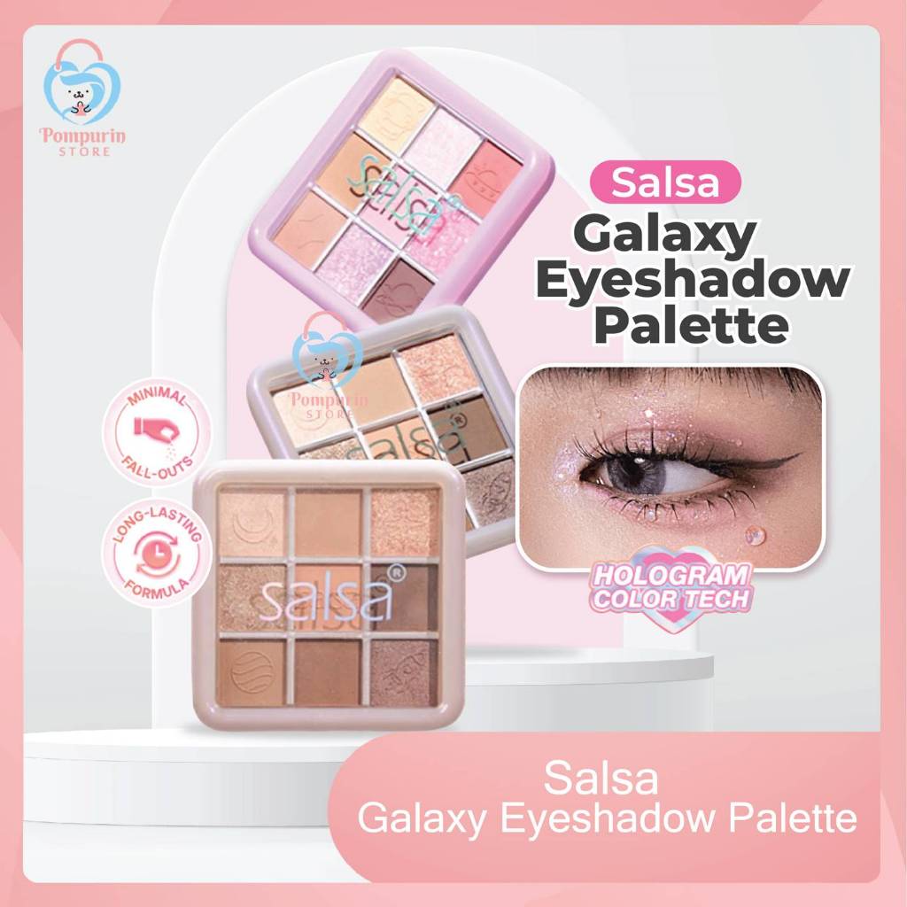 Jual Salsa Galaxy Eyeshadow Palette Unleash Your Cosmic Glow - Riasan ...