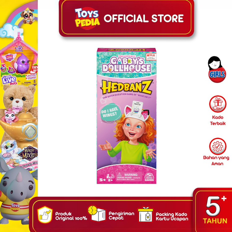 Jual Mainan Hedbanz Singles Gabby's Dollhouse | Shopee Indonesia