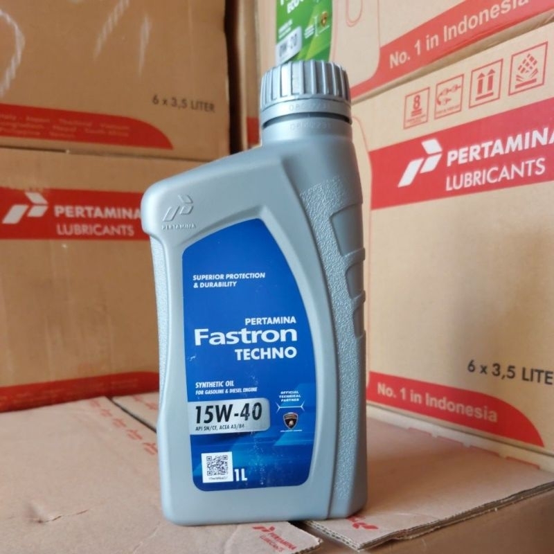 Jual Oli mesin Fastron Techno SAE 15W-40 1 Liter | Shopee Indonesia