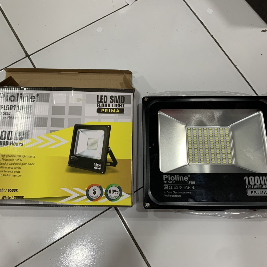Jual Lampu Sorot Flood Light 100w AC 220VAC PIOLINE | Shopee Indonesia