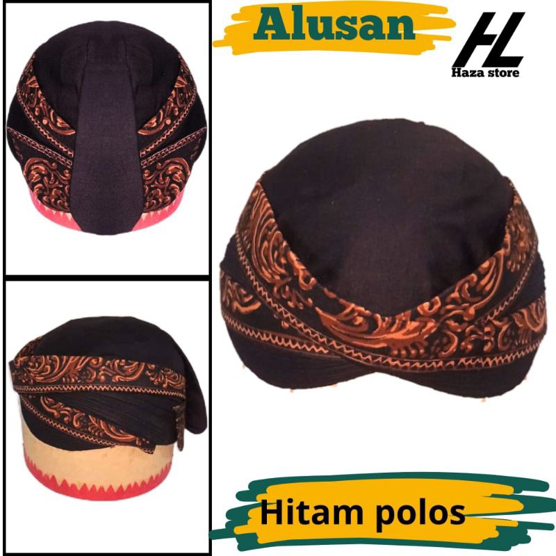 Jual Blangkon Alusan Solo [Real Pict] bisa dicuci dan di lipat [BISA ...