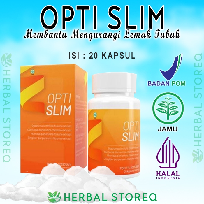 Jual Obat Pelangsing Penurun Berat Badan OPTI SLIM Original Mengurangi ...