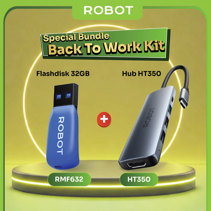 Jual [BUNDLING] ROBOT Flashdisk USB High Speed 16GB/32GB Flash Drive ...