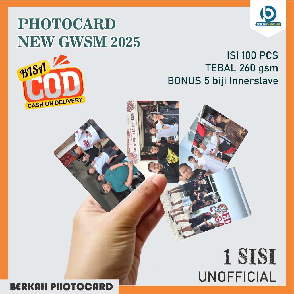 Jual Photocard GWSM terbaru 2025 (poto terbaru 2025) isi 100 pcs 1 sisi ...