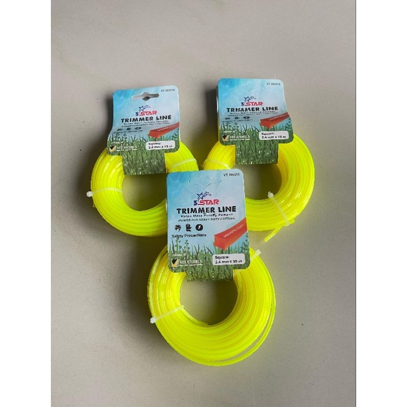 Jual SPAREPART SENAR POTONG RUMPUT 15M TRIMER 2,4×15 M TRIMMER LINE ...