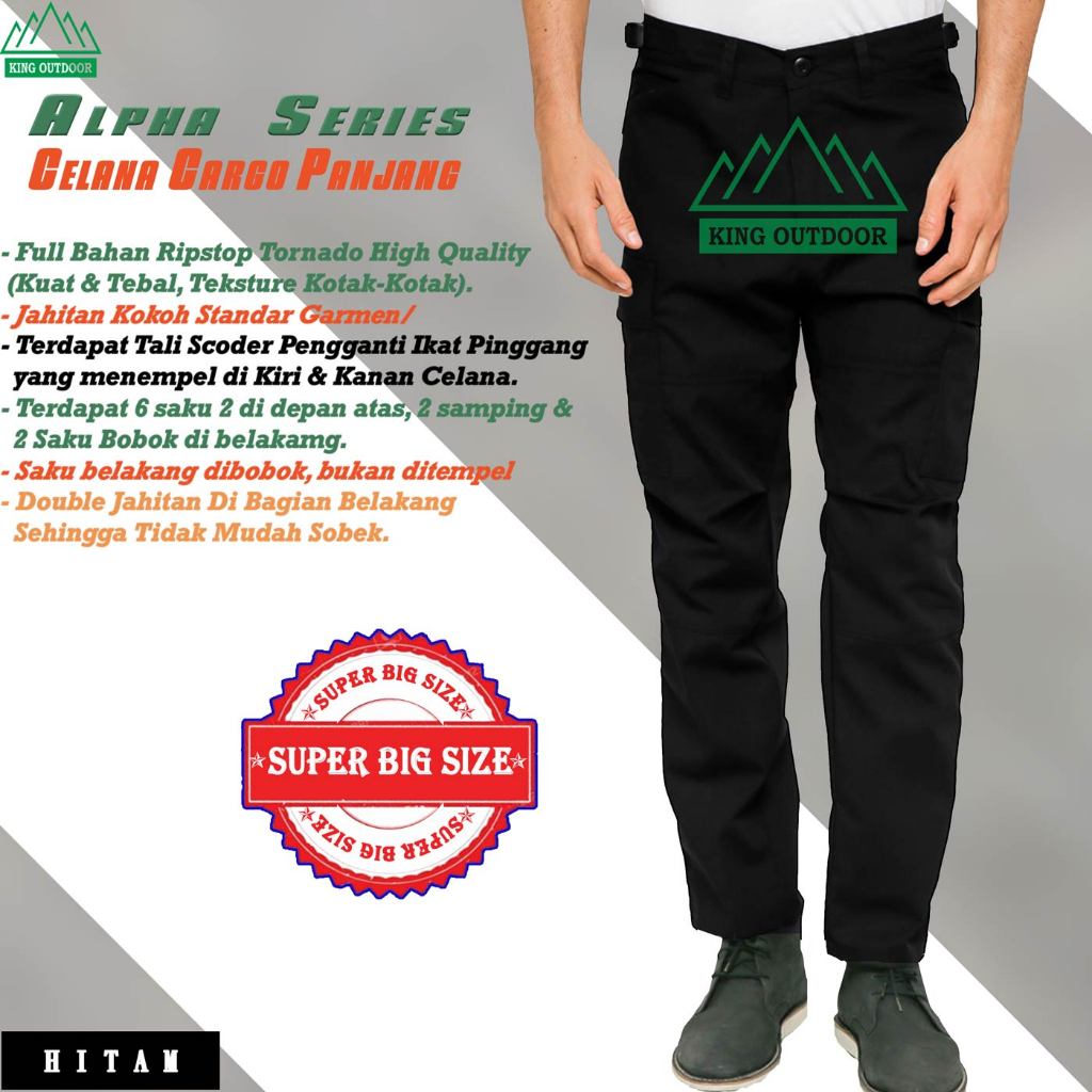 Jual CELANA TACTICAL PANJANG BIG SIZE (40-42-44) | CELANA CARGO | CELANA PDL MILITER | Shopee ...