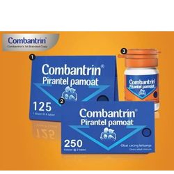 Jual Combantrin Sirup 10 ml / Combantrin 125 mg / Combantrin 250 mg ...