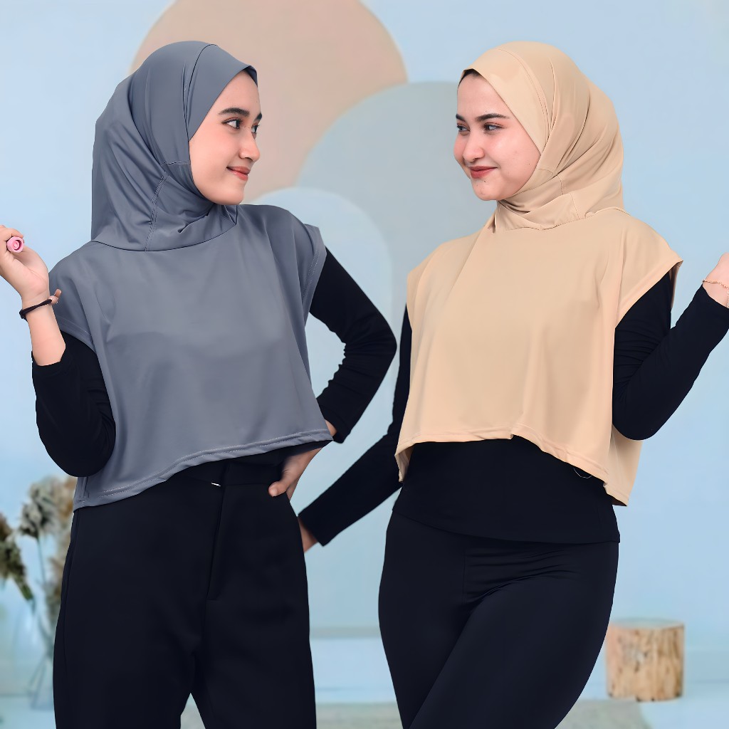 Jual Hijab Rompi Instan Crop Olahraga Vest Wanita Terbaru Kekinian ...