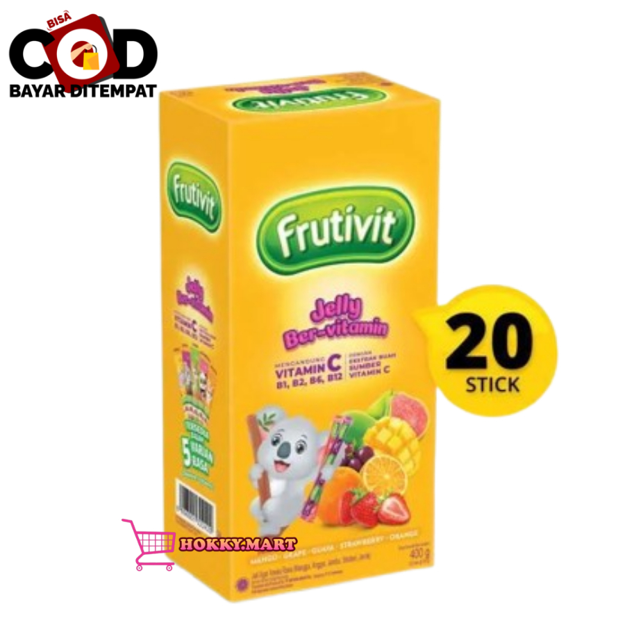Jual [ HOKKY ] Frutivit Jelly Bervitamin Box Isi 20x20gr Jelly Assorted ...