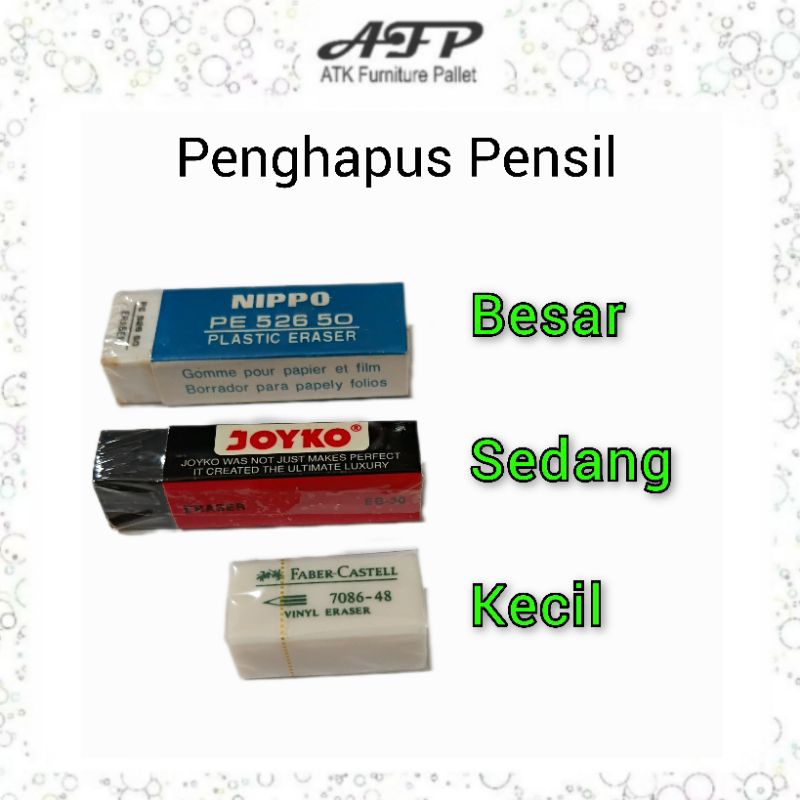 Jual Penghapus Pensil Faber Castel Joyko Nippo Putih Hitam | Shopee ...