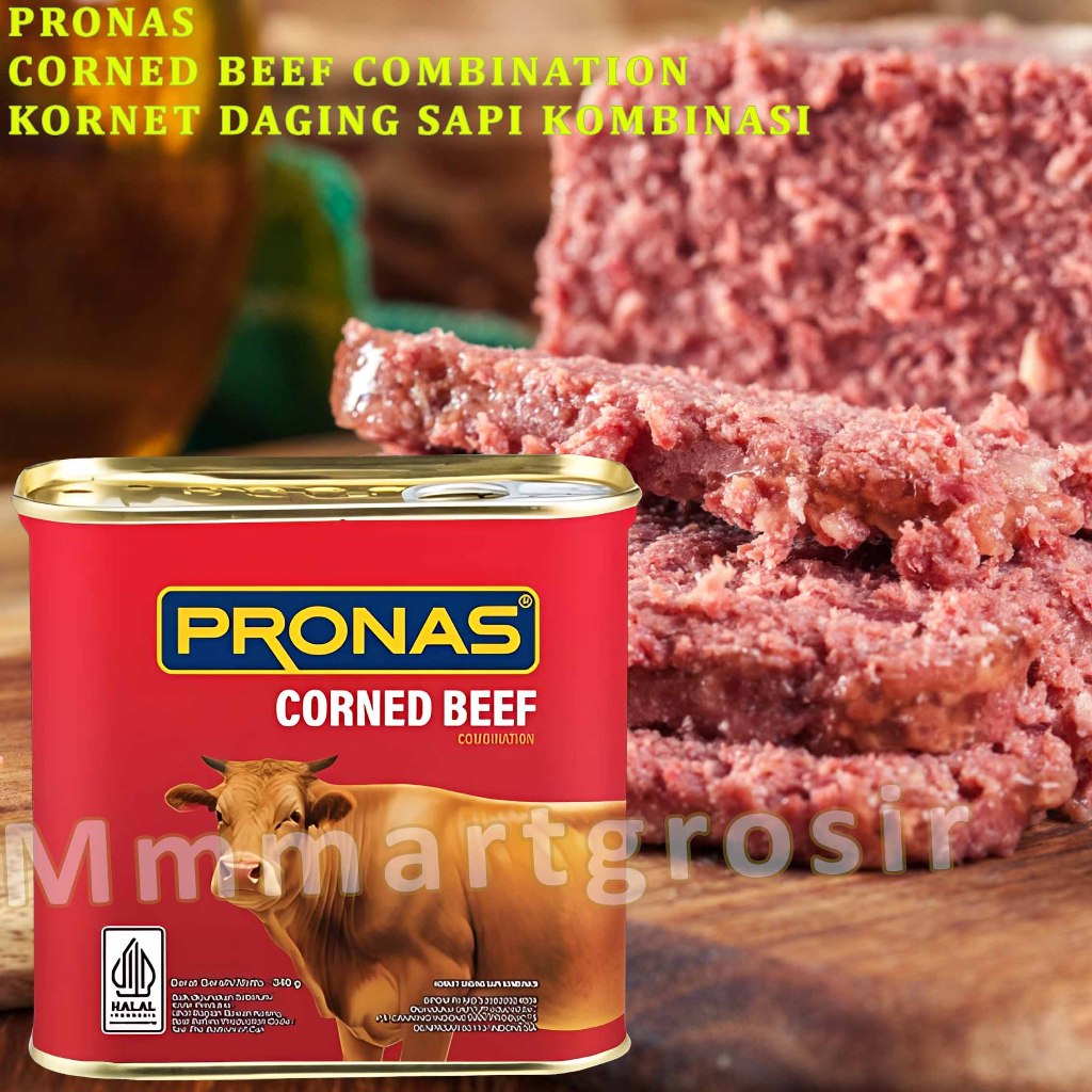 Jual Pronas / Corned Beef Combination / Kornet Daging Sapi Kombinasi / 340gr | Shopee Indonesia