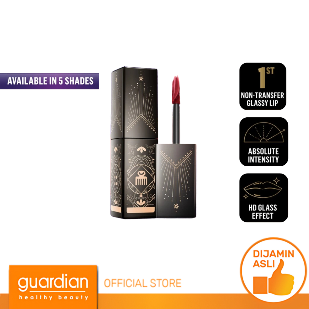 Jual Make Over Glassy Lip Lacquer X Hian Tjen 4.5 g - Lip Gloss Pigmented BEST SELLER | Shopee ...