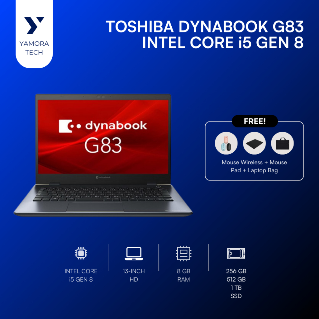 Jual Toshiba Dynabook G83 Core i5 Gen 8 | Shopee Indonesia