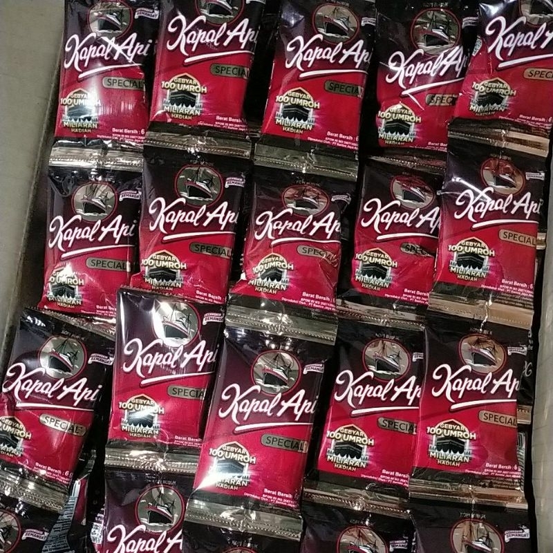 Jual KOPI KAPAL API 6gr MINI SPECIAL RENCENG ISI 10 | Shopee Indonesia