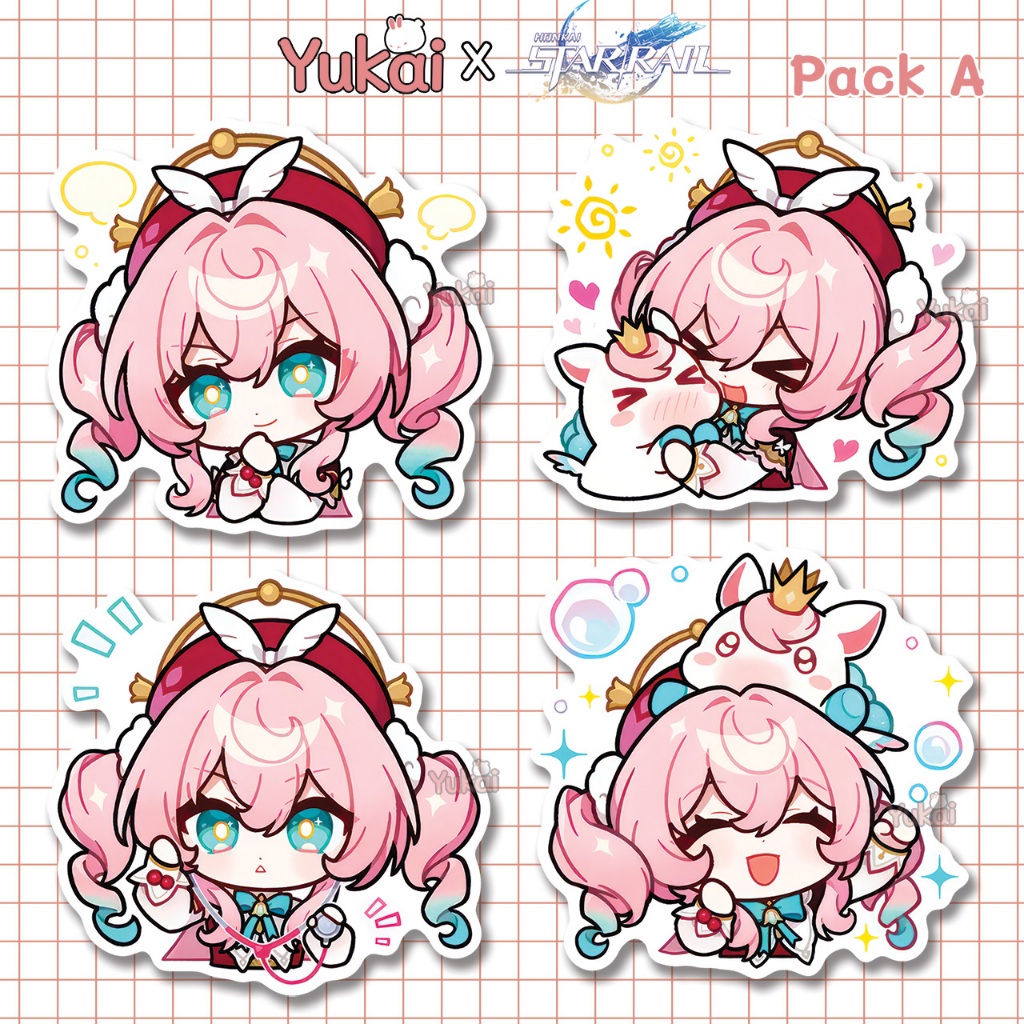 Jual Stiker Hyacine Honkai Star Rail (HSR) Premium - Sticker Pack Anime ...