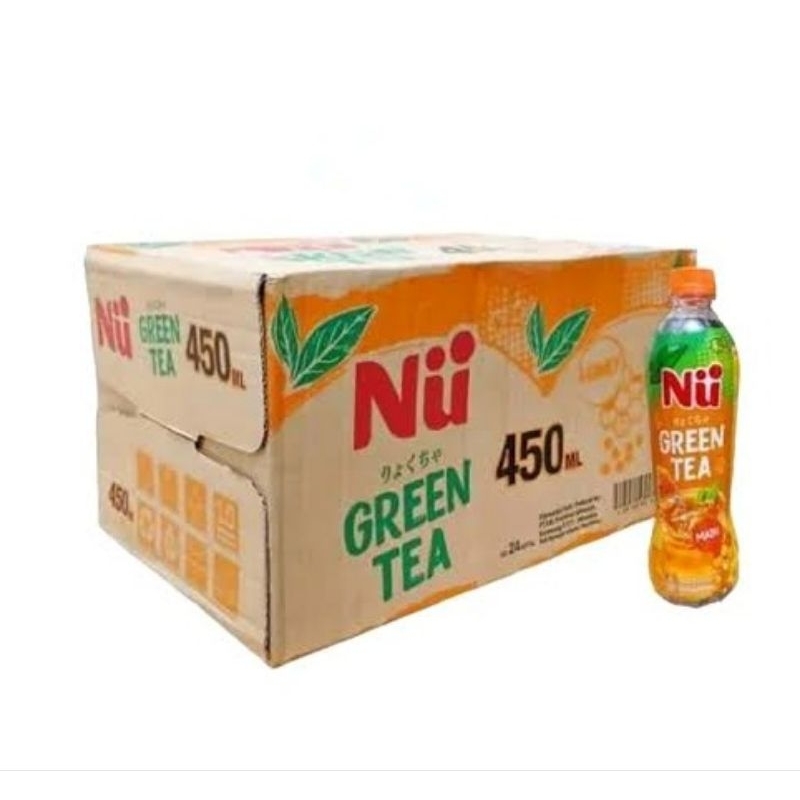 Jual NU GREEN TEA 450ML×24(KARTON) | Shopee Indonesia