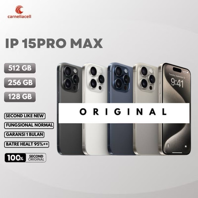 Jual 15 Promax inter Normal 128GB 256GB 512GB Second Bekas | Shopee Indonesia