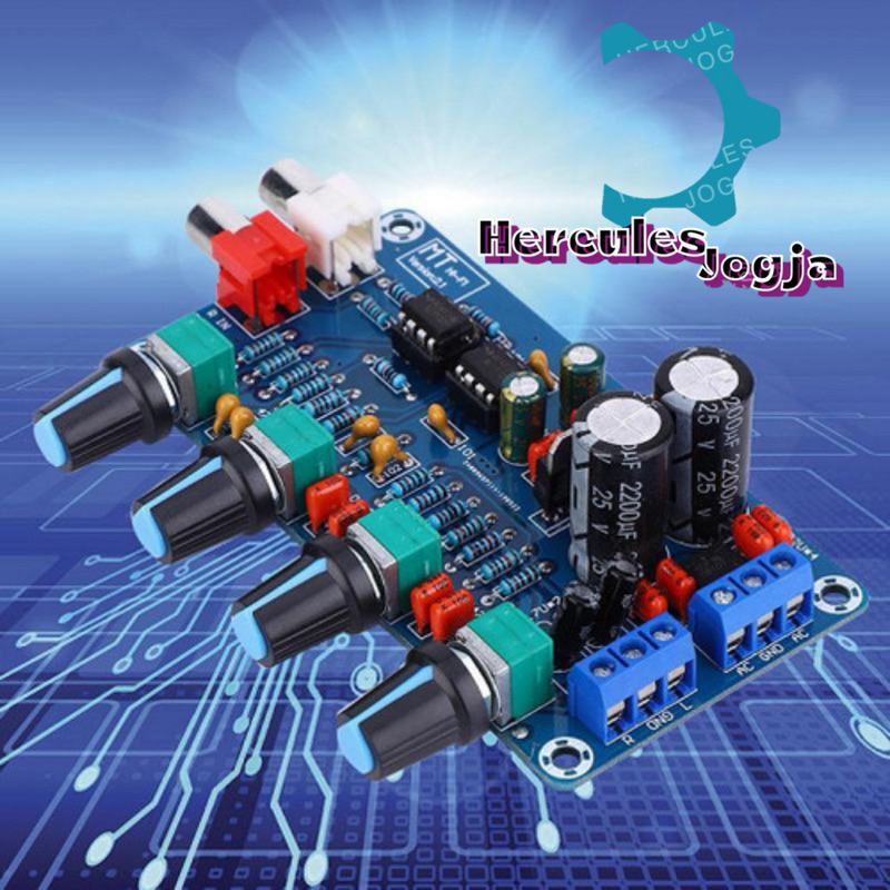 Jual Stereo HiFi Tone Control NE5532 OP-AMP DIY Kit | Shopee Indonesia