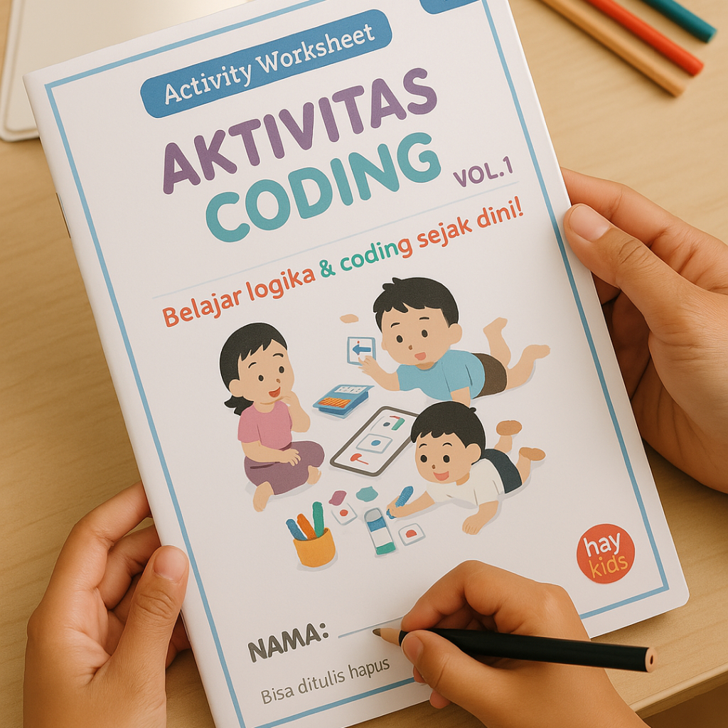 Jual Buku Aktivitas Coding VOL.1 Worksheet Edukasi Anak Dasar Pra TK 4 ...