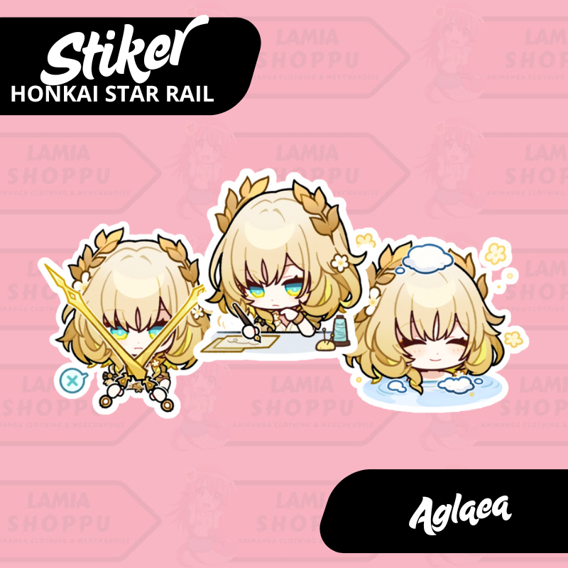 Jual Stiker Aglaea Honkai Star Rail | Sticker Aglaea HSR Vinyl Die Cut ...