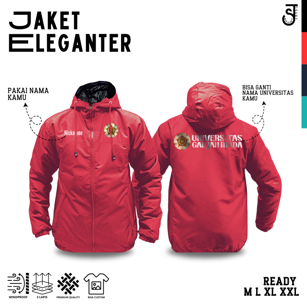 Jual JAKET UGM ELEGANTER CUSTOM UNIVERSITAS GADJAH MADA TERBARU TAHAN ...