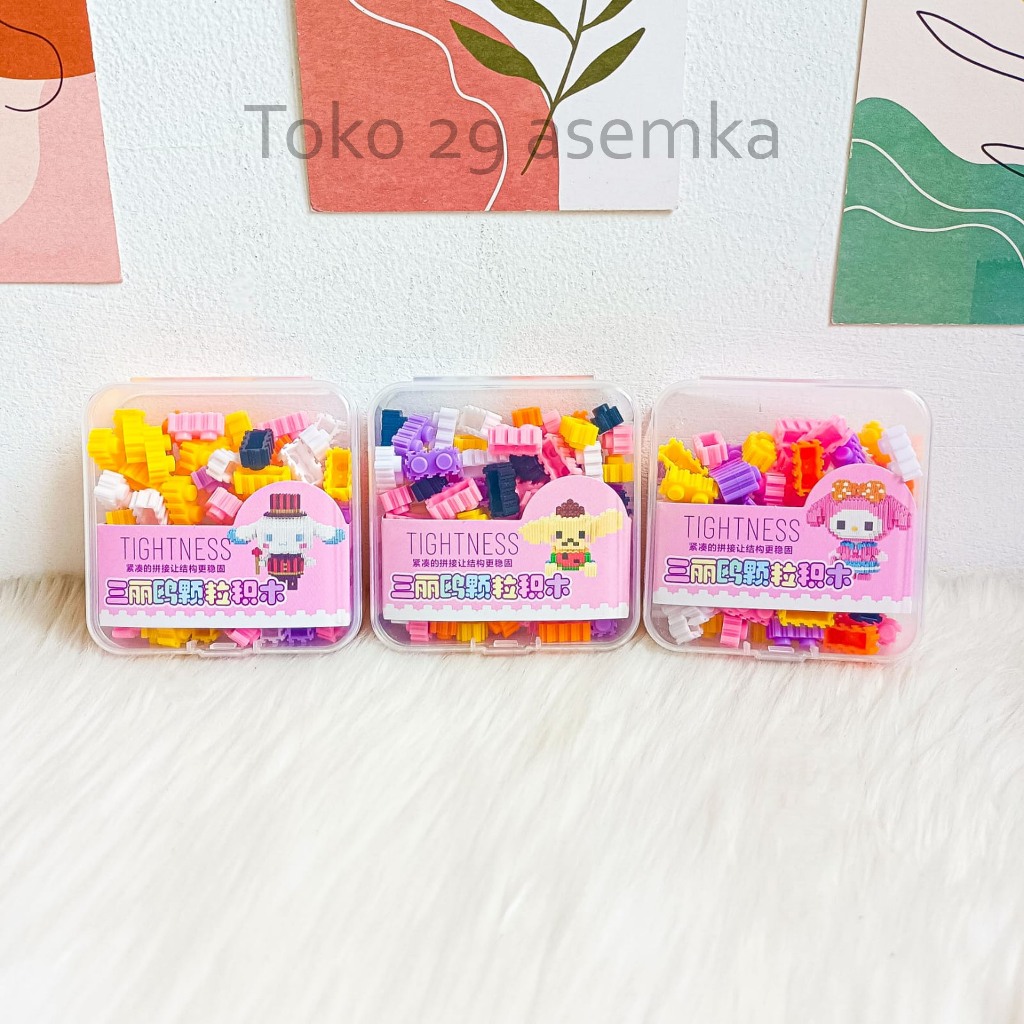Jual MAINAN LEGO BRICKS DIY SANRIO SEDANG MAINAN RAKIT KREATIVITAS ...