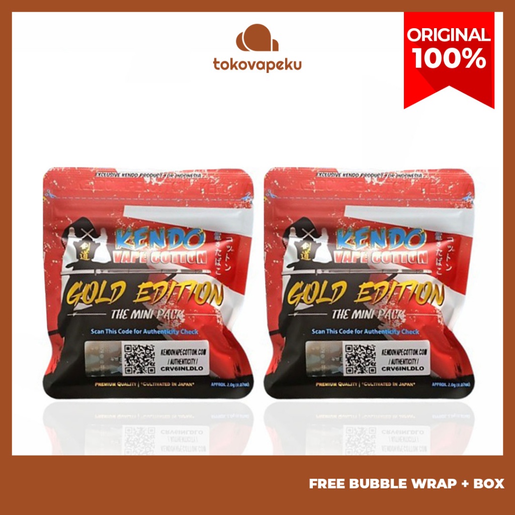 Jual KENDO COTTON GOLD EDITION THE MINI PACK KAPAS KENDO MINI PACK by ...