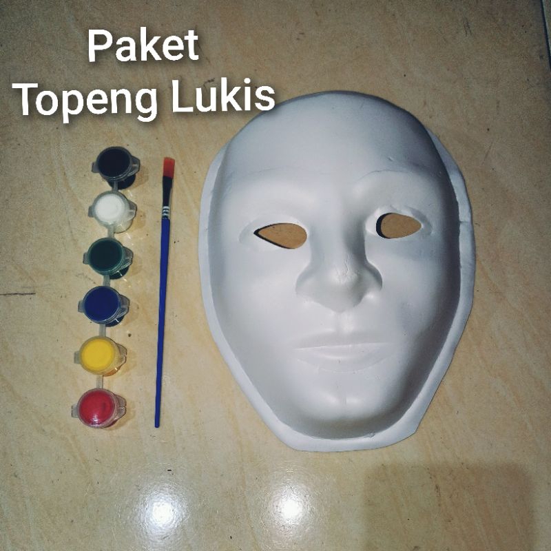 Jual Paket Topeng Lukis Topeng Polos Kreasi Anak | Shopee Indonesia